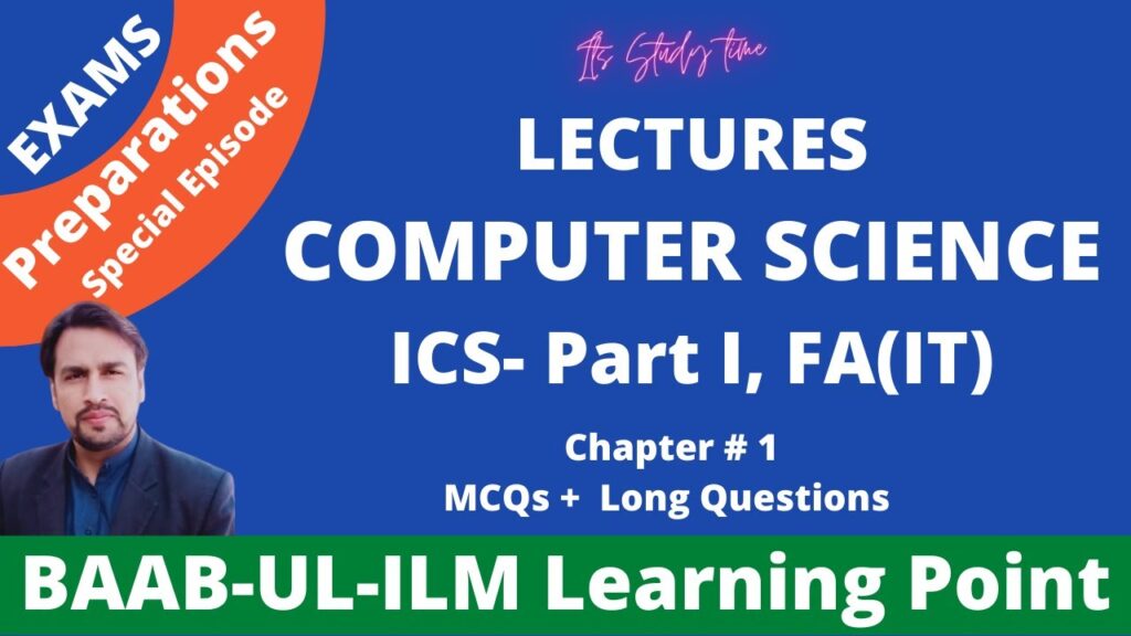 Computer Science ICS Part-I Ch-1 | MCQs & Long Questions Solved ...